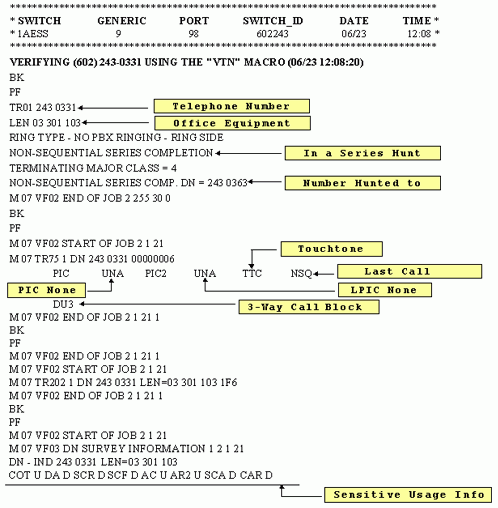 Predictor Output for Line/Feature Verification System